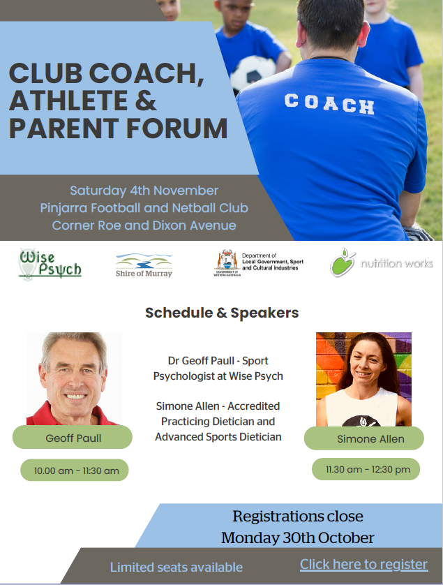Megatix - Club Forum: Coach, Athlete and Parents