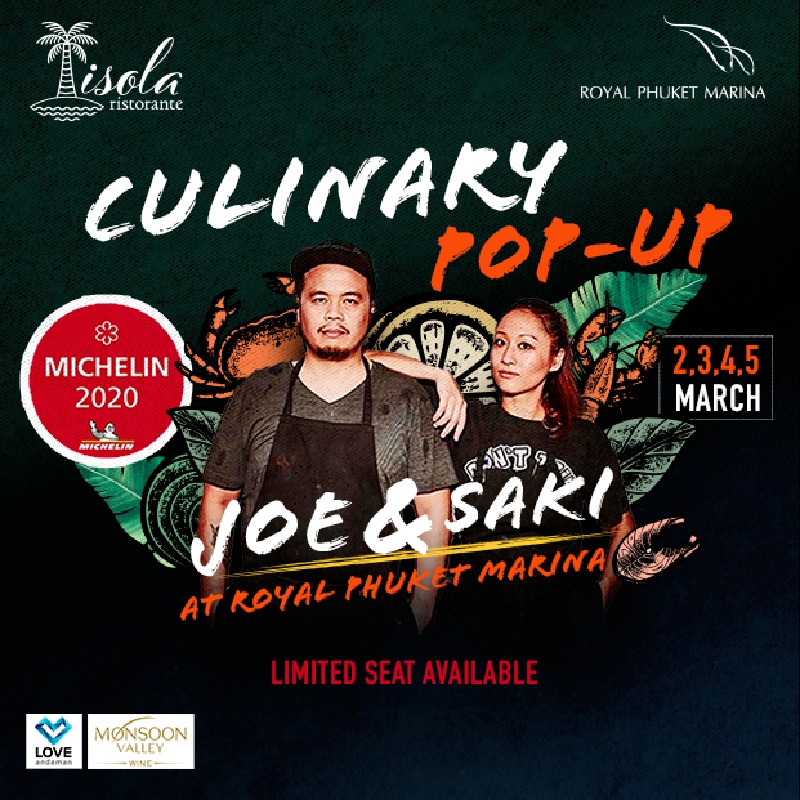 Megatix - Culinary Pop Up | Joe & Saki
