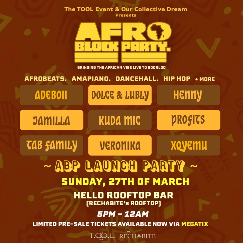 Megatix - AFRO BLOCK PARTY ~ TOOL x OCD