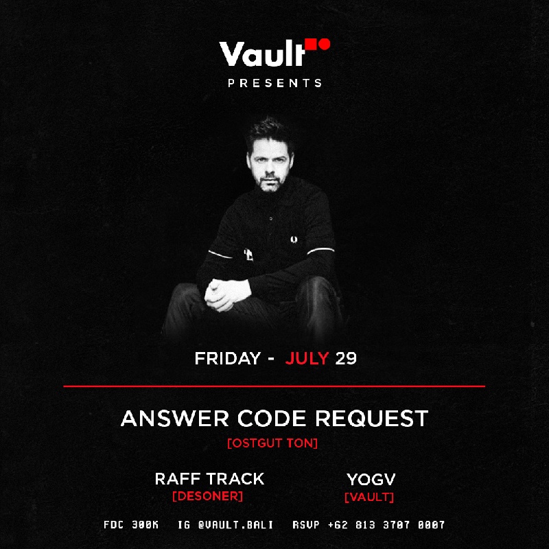 Megatix - Vault Presents Answer Code Request