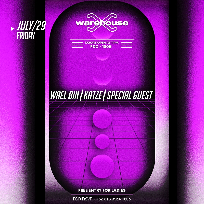 Megatix - WAREHOUSE X SATURDAY | 30 JULY