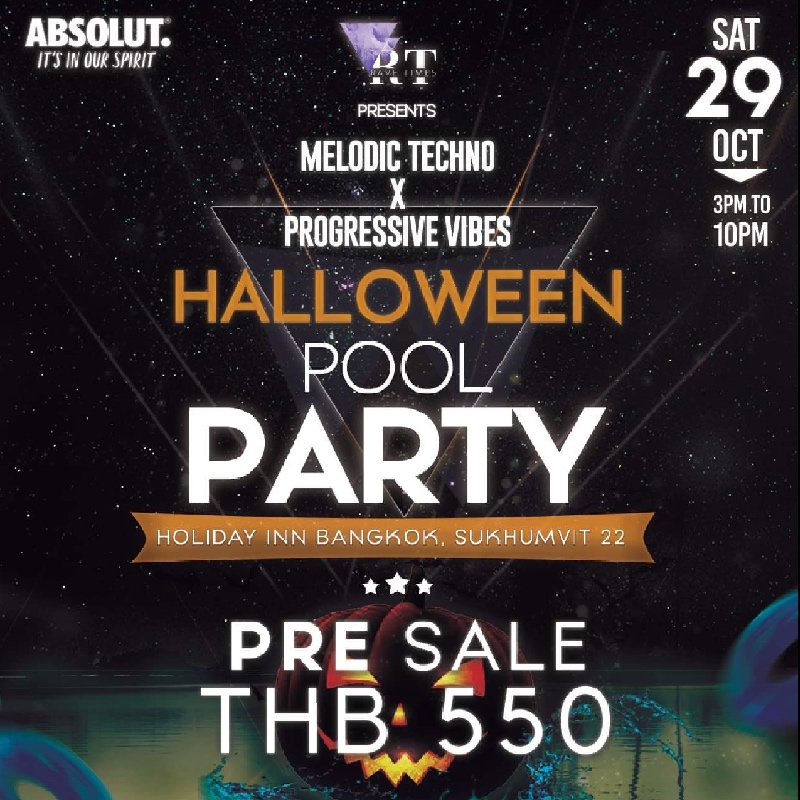 Megatix - Halloween POOL PARTY (Techno & Progressive Vibes) by Rave ...