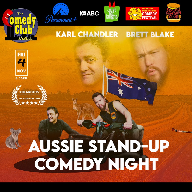 Megatix - Aussie Stand-Up Comedy Night - KARL CHANDLER & BRETT BLAKE!