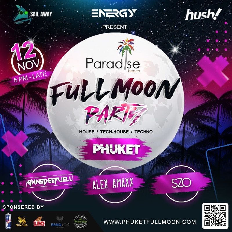 Megatix - PARADISE FULLMOON PARTY PHUKET