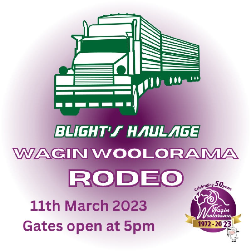 Megatix - Blight's Haulage Wagin Woolorama Rodeo