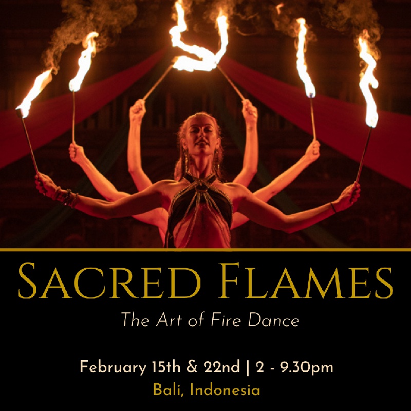 Megatix - Sacred Flames - 1 Day Initiation - The Art of Fire Dance