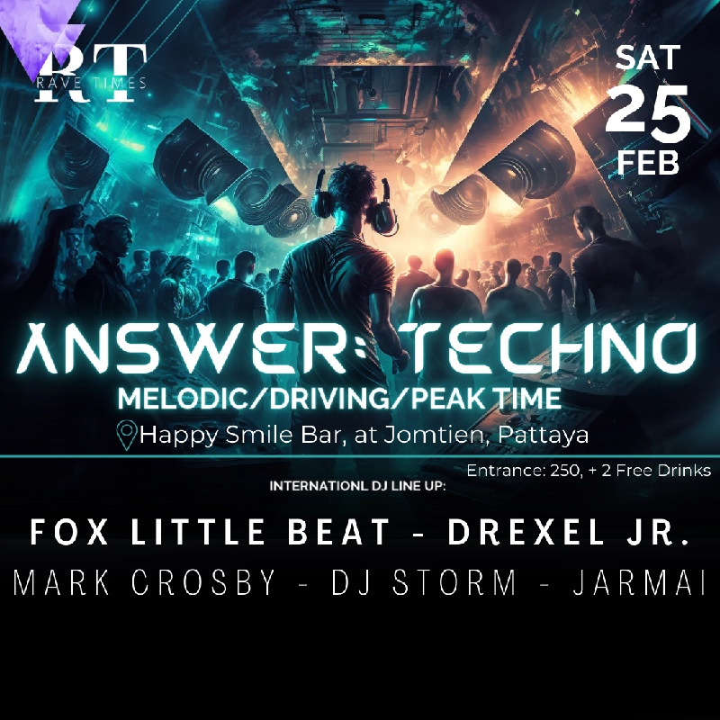 Megatix - Answer: Techno - Pattaya Edition