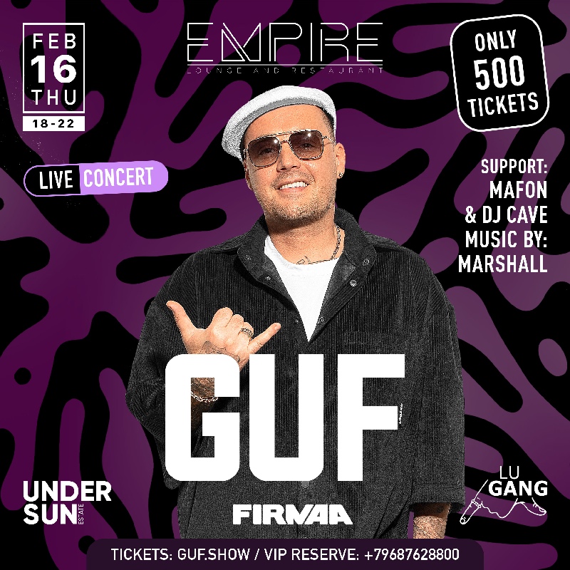 Megatix - GUF LIVE IN PHUKET, 16.02 @ EMPIRE DISCOTHEQUE