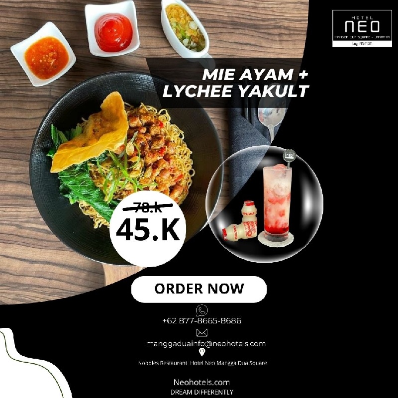 Megatix - Promo Mie Ayam Rica & Lychee Yakult
