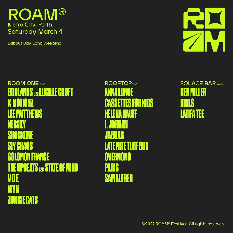 Megatix - ROAM - Saturday March 4th