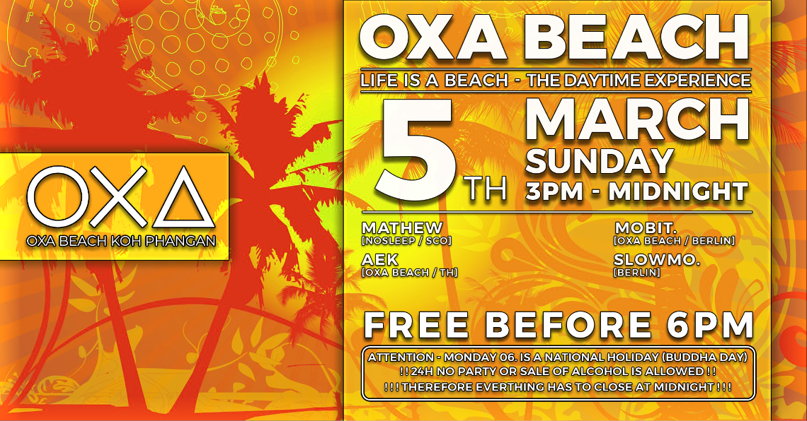 Megatix - OXA Beach | pres. Day 2 Nighttime Experience [05.03.23]