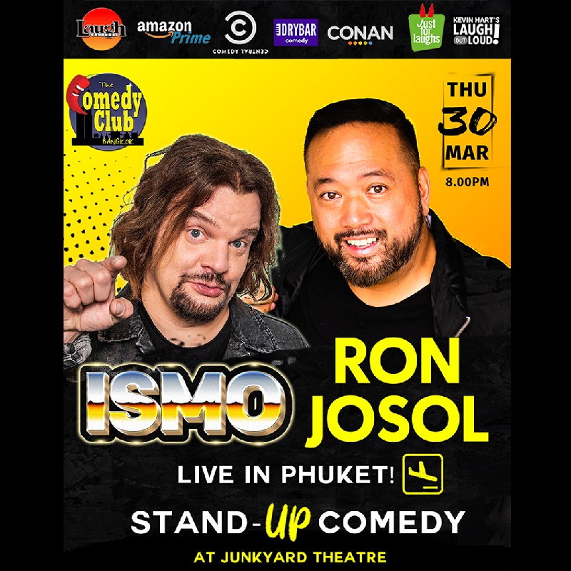 Megatix - Stand-Up Comedy - RON JOSOL & ISMO - Live in Phuket!