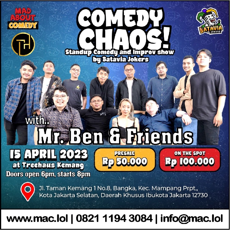 Megatix - COMEDY CHAOS! Stand-up Comedy and Improv Show