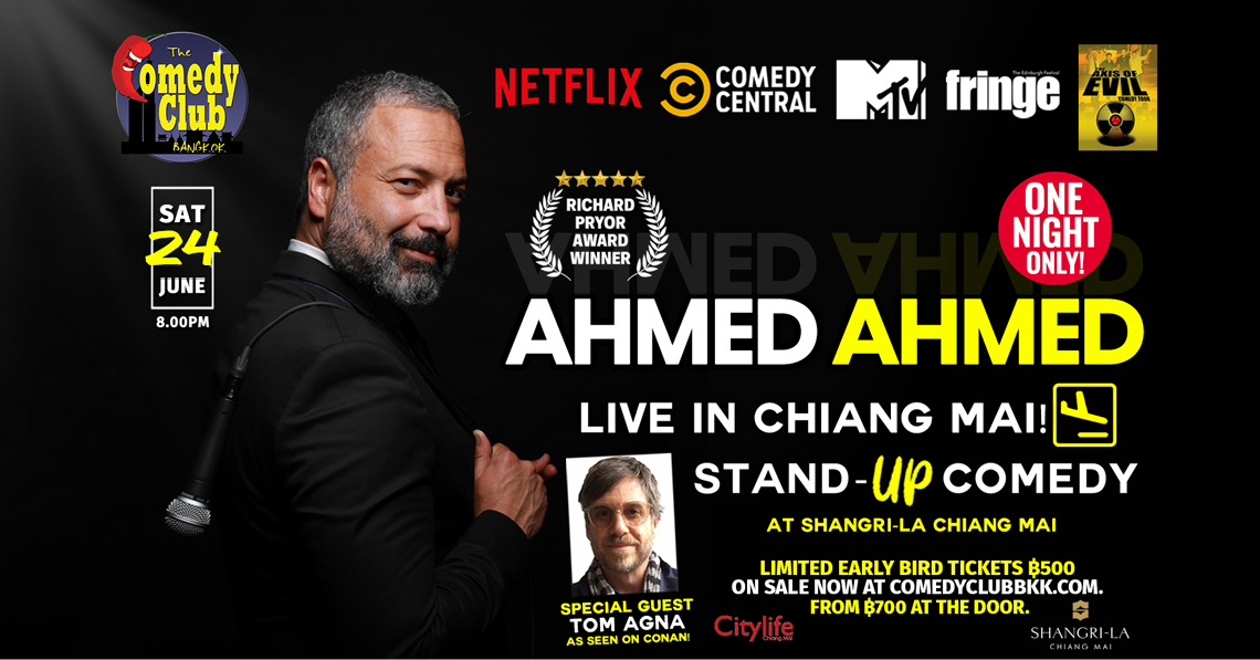 Megatix - Stand-Up Comedy - AHMED AHMED (Netflix, Comedy Central ...