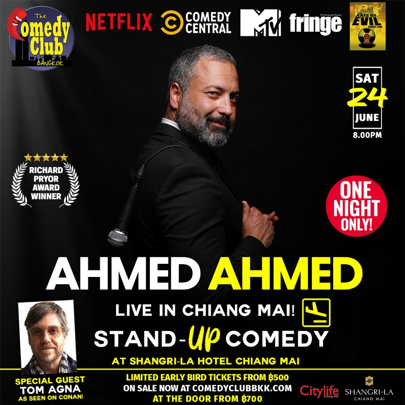 Megatix - Stand-Up Comedy - AHMED AHMED (Netflix, Comedy Central ...