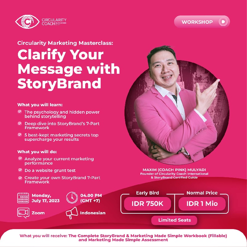 Megatix - Circularity Marketing Masterclass: Clarify Your Message with ...