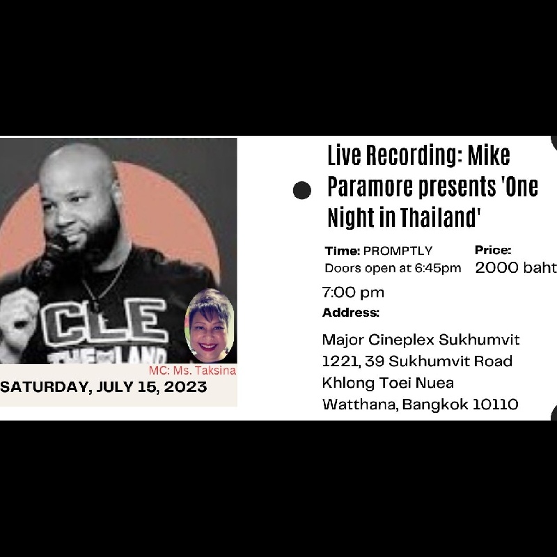 Megatix - Mike Paramore - 'One night in Thailand'