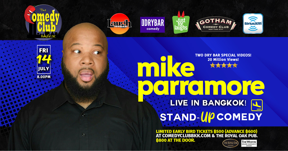 Megatix - Stand-Up Comedy - MIKE PARAMORE (Laugh Factory, Dry Bar, Just ...