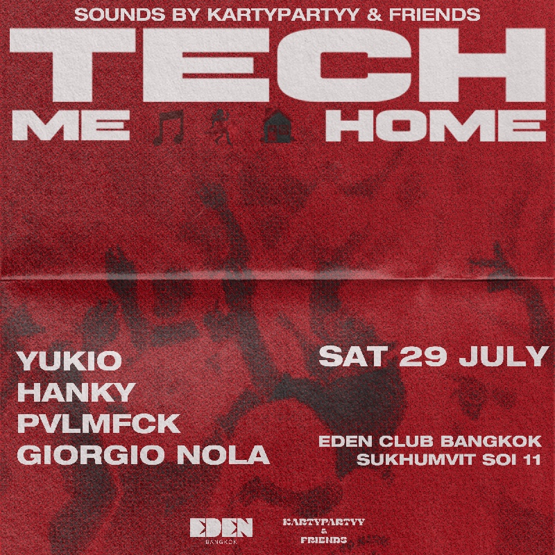 Megatix - TECH ME HOME - Techno Party