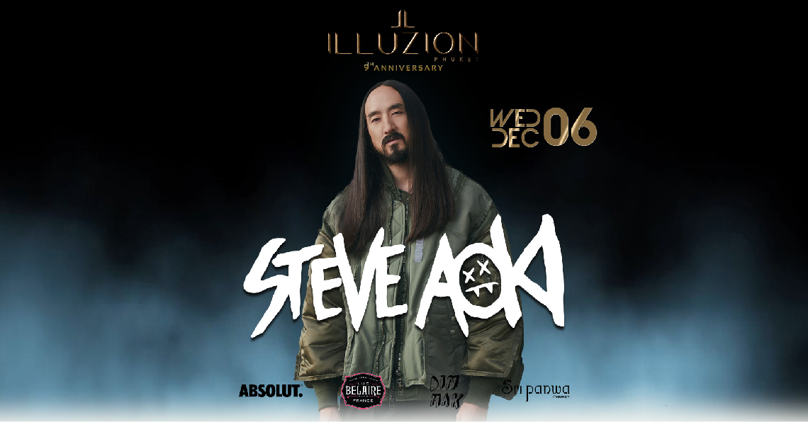 Megatix - STEVE AOKI at Illuzion Phuket