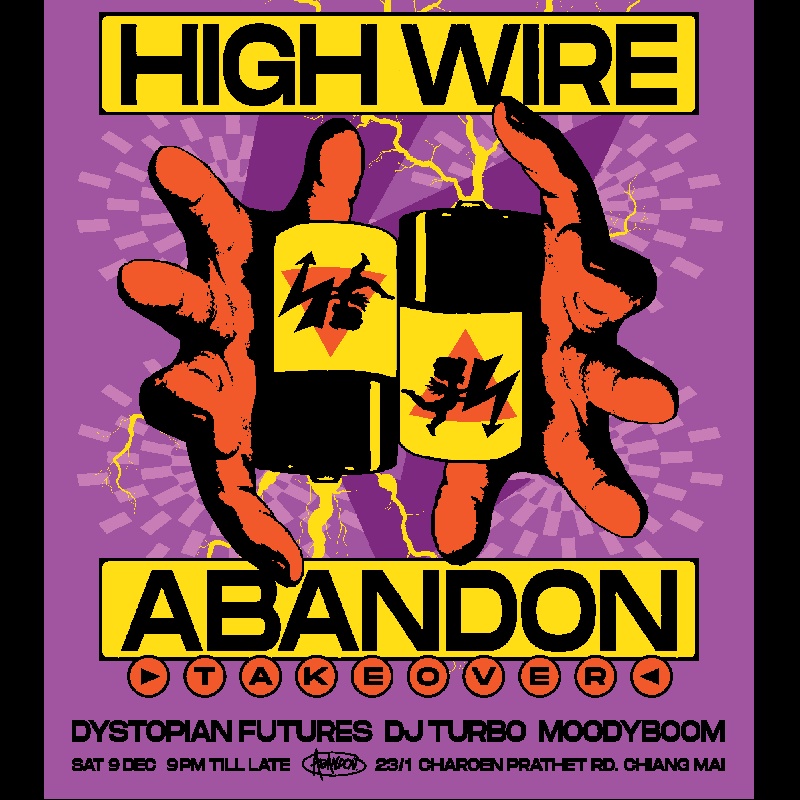 Megatix - ABANDON RADIO x Highwire: Moodyboom, DJ Turbo, Dystopian Future