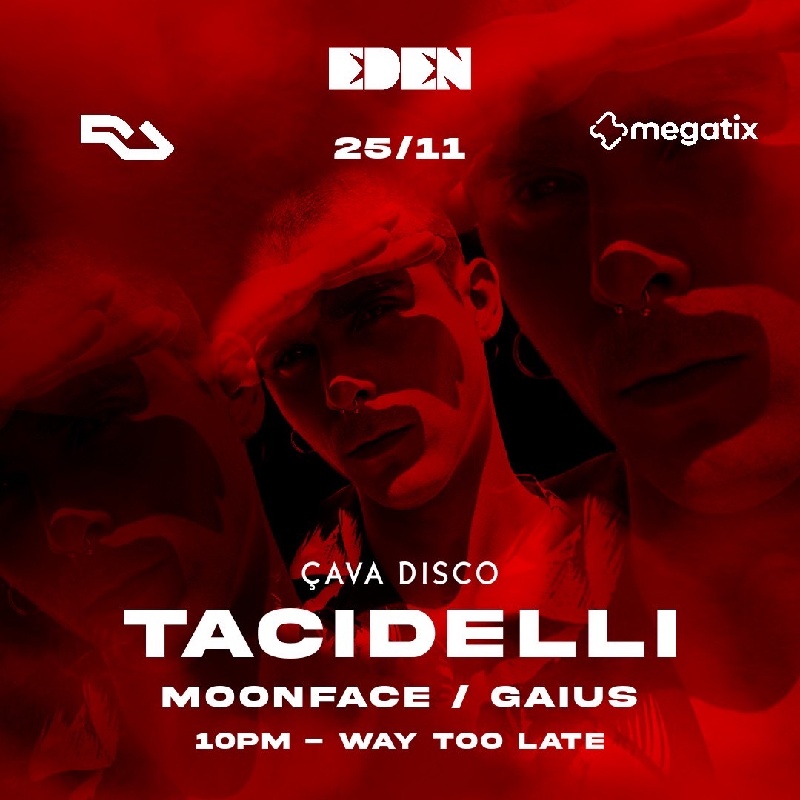 Megatix - RAVE UTOPIA : TACIDELLI on Saturday ignites