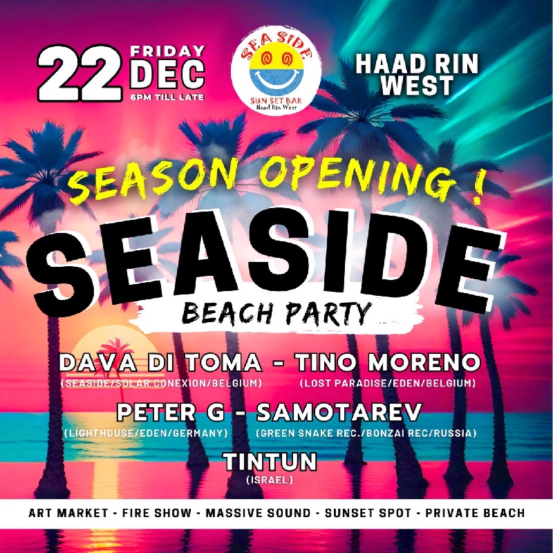 Megatix - SEASIDE BEACH PARTY Season Opening