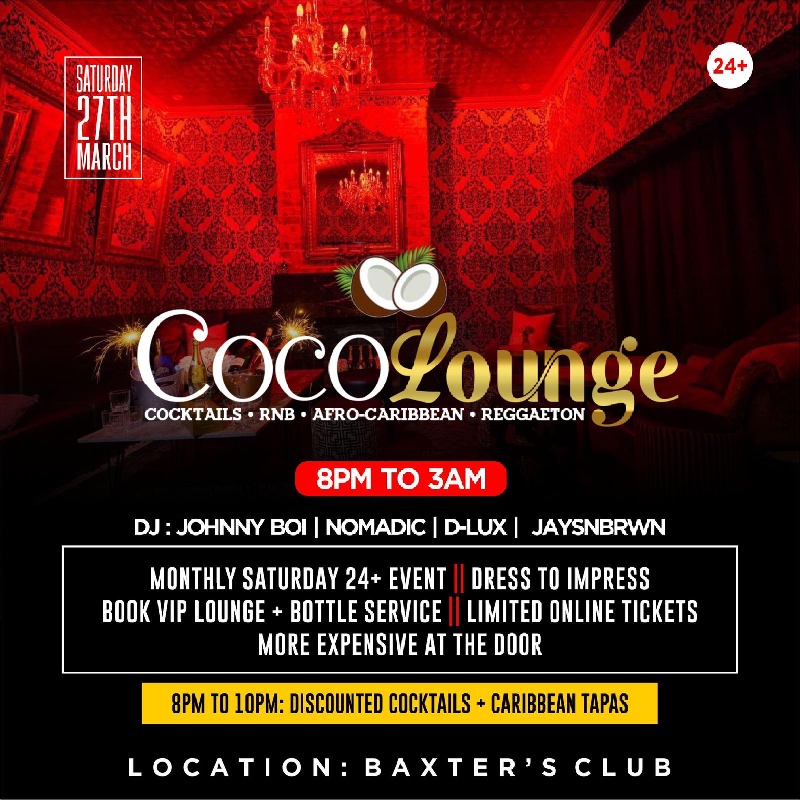 Megatix - COCO LOUNGE Monthly stylish event